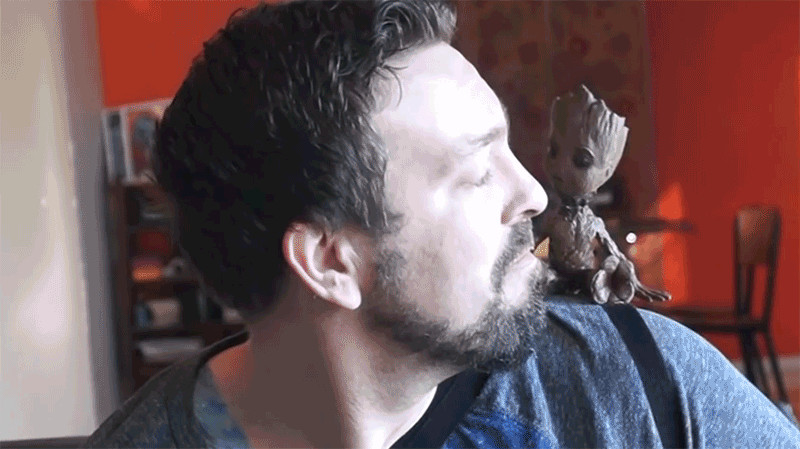 How to Build an Adorable Baby Groot Puppet That Hangs Out on Your ...